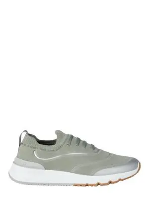 Brunello Cucinelli Brunello Cucinelli Technical Cotton Sneakers Green