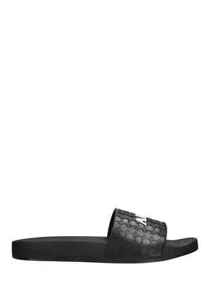 Amiri Ma Quad Monogram Slides - Black