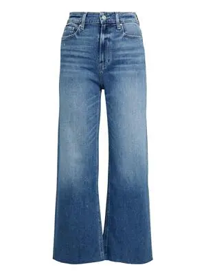Paige Anessa High-rise Wide-leg Jeans - Blue