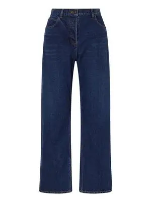 THE ROW Finbar Low-rise Relaxed Leg Jeans - Blue