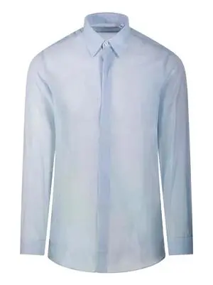 LARDINI Long-sleeve Shirt - Blue
