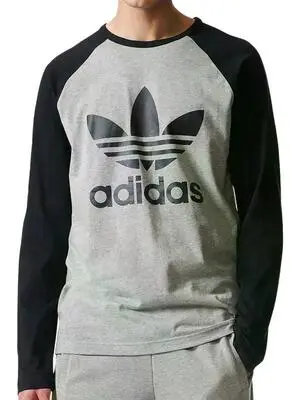 Adidas Raglan Sleeve T-shirt - Grey