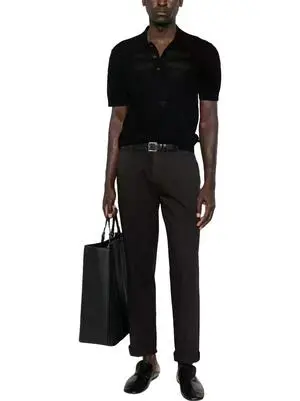 DONDUP Cuffed Trousers Black