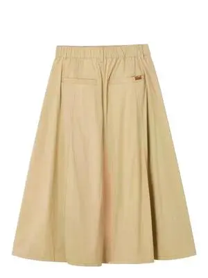 CHOCOOLATE Patch-pocket A-line Skirt - Neutrals