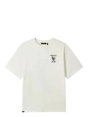 FIVE CM Skull-graphic T-shirt - Neutrals