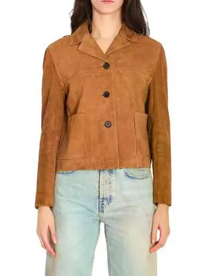 ARMA Suede Jacket - Brown