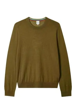 Paul Smith Crew Neck Long Sleeve Sweater - Green