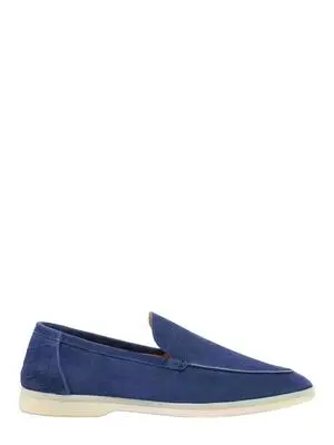 SCAROSSO Scarosso Ludovico Suede Loafers Blue
