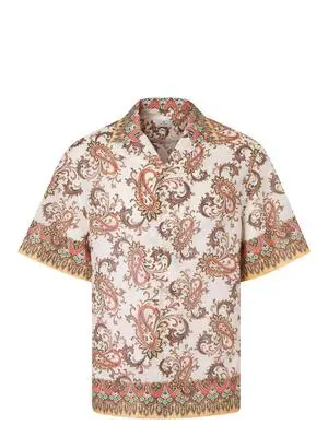 Etro Paisley Cotton Bowling Shirt - Multicoloured