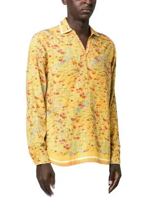 Orlebar Brown Ridley Solo Fantasy Shirt - Yellow