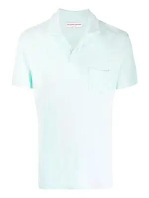 Orlebar Brown Terry Short-sleeve Polo Shirt - Blue
