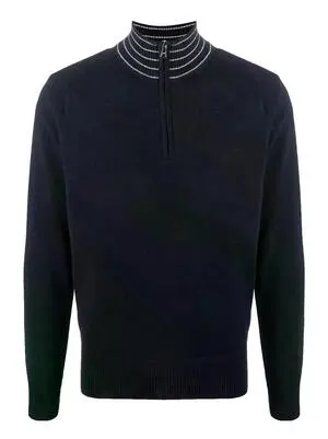 Orlebar Brown Lennard High-neck Jumper - Blue