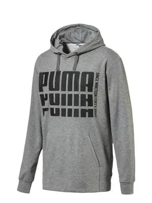 PUMA Kangaroo Pocket Hoodie - Grey