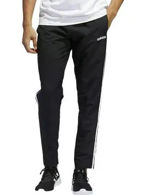 Adidas Essentials Stripes Track Pants - Black