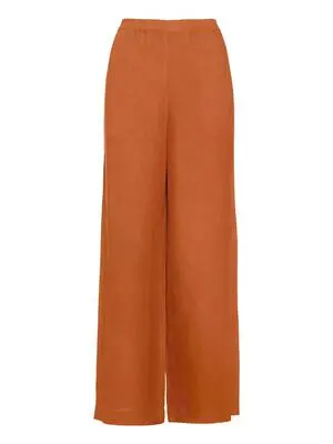 ERES Wide-leg Trousers - Brown