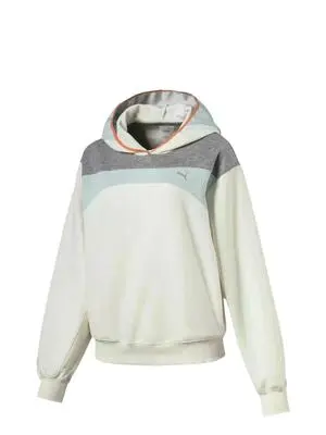 PUMA Logo Detail Long-sleeve Hoodie - Neutrals