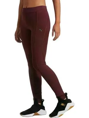 PUMA Logo Leggings - Red
