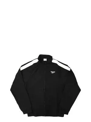 REEBOK Logo-detail Track Jacket - Black
