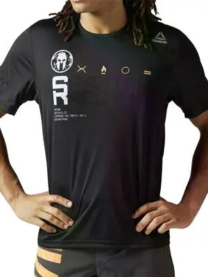 REEBOK Spartan Race Graphic T-shirt - Black