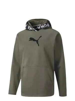 PUMA Hooded Sweatshirt With Logo - Green
