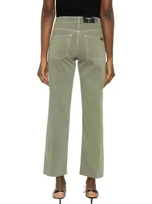 7 For All Mankind Calie Straight Ankle Jeans - Green