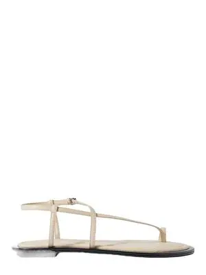 A.emery Reef Leather Sandals - Neutrals