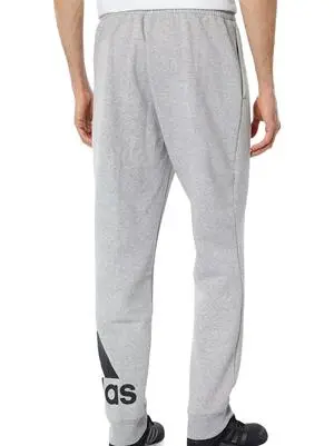 Adidas Essentials Tapered-cuff Logo Track Pants - Grey