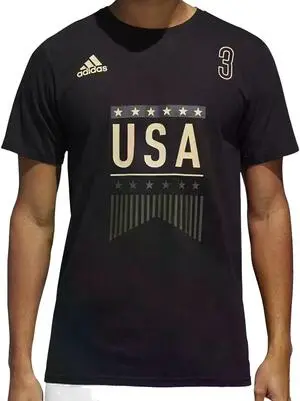 Adidas Logo-print T-shirt - Black