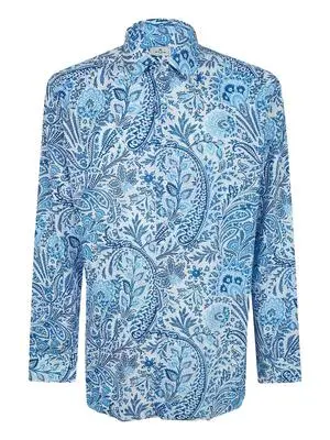 Etro Paisley-print Shirt Blue