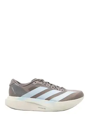 Adidas Adizero Evo Striped Panelled Sneakers - Grey