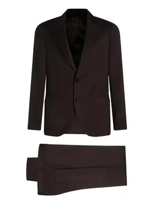 LARDINI Wool Suit - Brown
