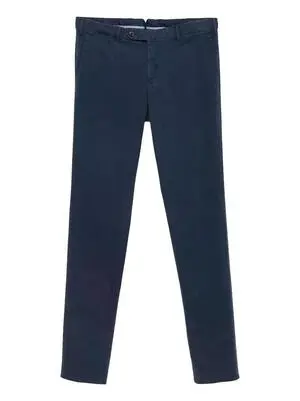 PT TORINO Slim-cut Chino Trousers - Blue