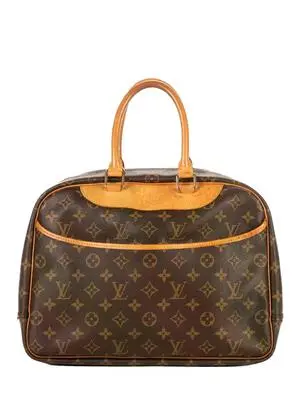 LOUIS VUITTON Monogram Deauville Tote Bag - Brown