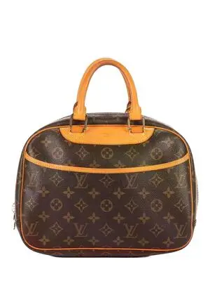 LOUIS VUITTON Monogram Trouville Top-handle Tote Bag - Brown