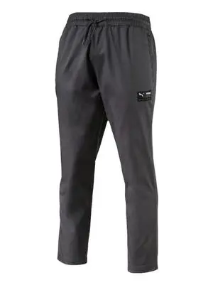 PUMA Drawstring Track Pants - Grey