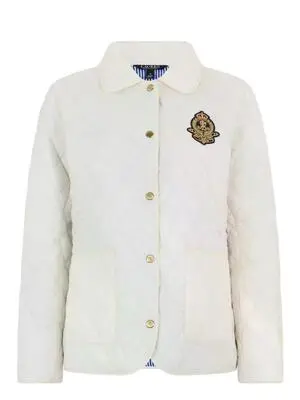 Ralph Lauren Quilted Crest Puffer Jacket Neutrals