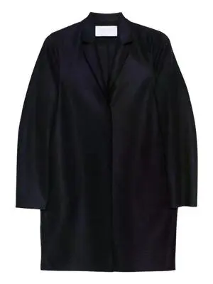 Harris Wharf London Single-breasted Coat - Blue