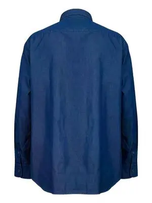 Brioni Regular Fit Cotton Shirt - Blue