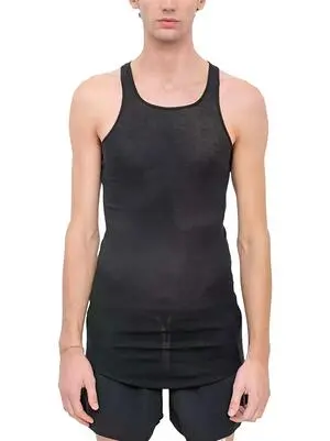 Rick Owens Cotton Tank Top - Black