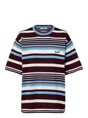 PRADA Prada Striped Cotton T-Shirt