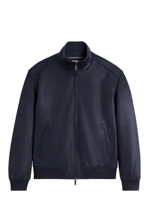 BOSS Boss X Aston Martin Lamb Leather Zip-Up Jacket