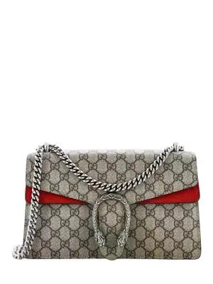 Gucci Dionysus Bag Gg Coated Canvas Small Shoulder Bag - Brown
