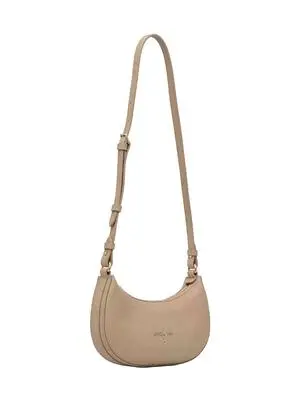 Patrizia Pepe Embossed Crossbody Bag - Neutrals