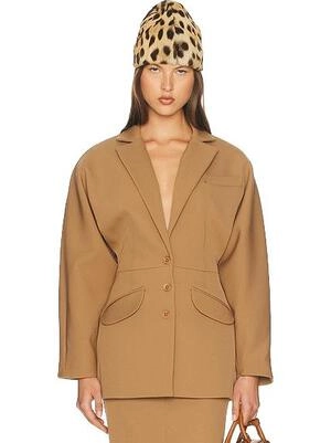 HELSA Vintage Dolman Blazer - Camel