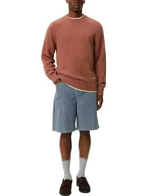 LES DEUX Brad Round-neck Sweater - Red