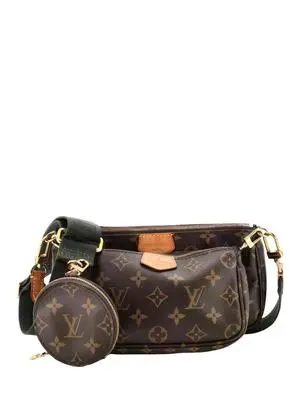 LOUIS VUITTON Multi Pochette Accessoires Monogram Canvas Crossbody Bag - Brown