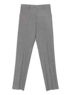Moschino Wool Straight Leg Trousers - Grey