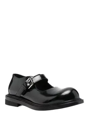 Moschino Buckle-strap Loafers - Black