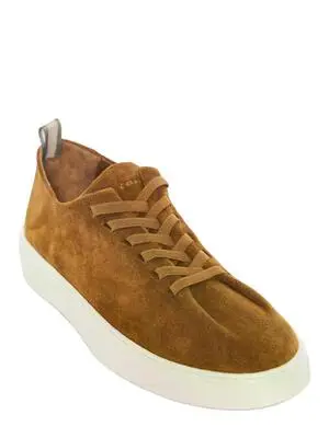 Officine Creative Suede Lace-up Sneakers - Brown