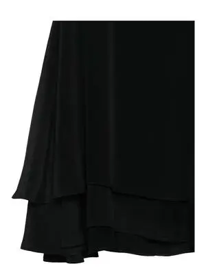 AMI Paris AMI Paris Ruffled Sleeveless Top Black